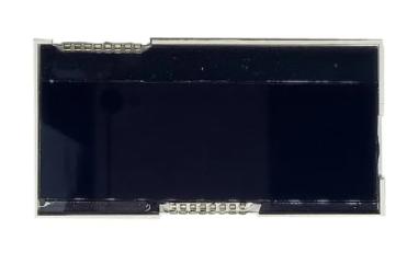 China 4.5V 7 Segment LCD Display with 6 O'clock Viewing Direction and Customizable Monochrome LCD Module for sale