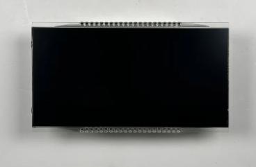 China Customized Size VA LCD Display with Black Background White LED and Wide Temperature Range for Power Supply for sale