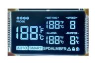 China Customized Size VA LCD Display with 7 Segment Structure and Color Display for Wide Viewing Angle for sale
