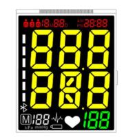 China Transparent VA LCD Display with Wide Temperature Range and Low Power Consumption for Custom 7 Segment Applications for sale