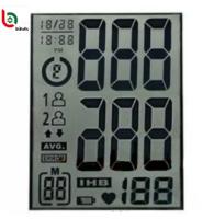 China Custom LCD Display 4 Digit Segment TN LCD Panel with HTN LCD Display and 3.0V Voltage for Sphygmomanometer for sale