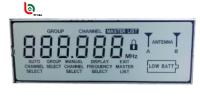 China Custom HTN LCD Display Module 3.3V 110x18mm White LED Backlight for Electronic Meter for sale