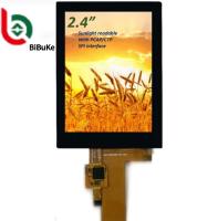 China Sunlight Readable 2.4 Inch IPS TFT LCD Display with SPI Interface and High Brightness for sale