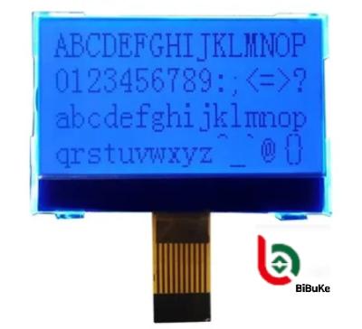 China 2.15 Inch 128x64 COG LCD Display with ST7567 Driver IC, 2.8V Operating Voltage and 10-Pin ZIF Connector for sale