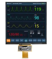 China 7.6 Inch TFT LCD Display 1000 Nits 800x800 IPS Screen MIPI Interface for sale