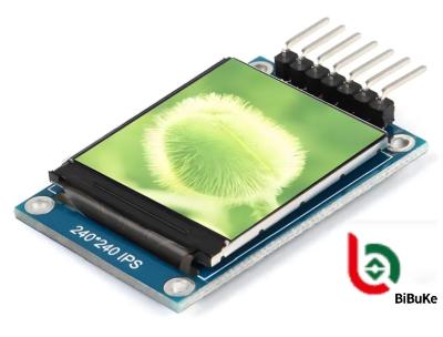 China 1.3 Inch IPS TFT LCD Display 240x240 Resolution SPI Interface 7 Pin PCB for Industrial Use for sale