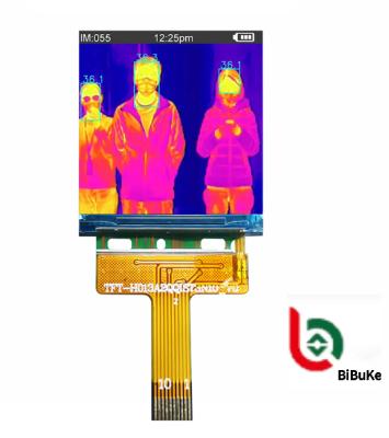 China 1.3 Inch IPS TFT LCD Display 240x240 Pixels SPI Interface 24 Pin with Cover Glass for sale