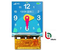 China 1.3 Inch IPS TFT LCD Display 240x240 Pixels SPI Interface 24 Pin with Cover Glass for sale