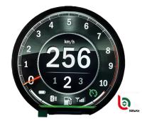 China 3.6 Inch Round TFT LCD Display Module with 544*506 Resolution and RGB Interface for sale
