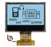 China FSTN Positive 128x64 LCD Graphic Display 3.3V SPI Interface COG Packaging for sale