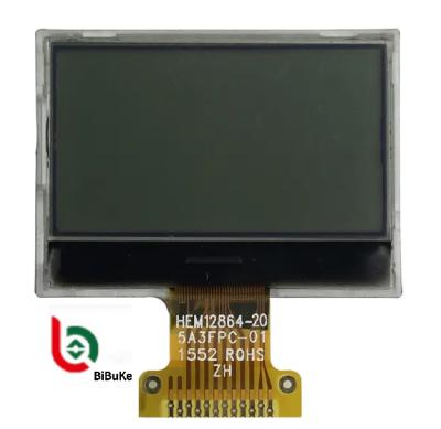 China FSTN Positive 128x64 LCD Graphic Display 3.3V SPI Interface COG Packaging for sale