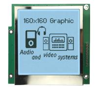 China 160x160 FSTN LCD Module Positive Transflective 4 Wire SPI ST75161 Driver 82.2x76.0mm for sale