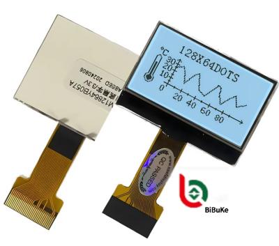 China 128x64 COG LCD Display FSTN Positive White Backlight 3.3V 40x28mm Graphic Module for sale