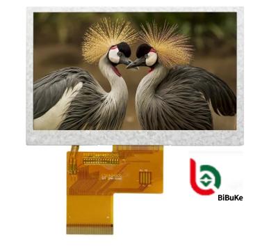 China 4.3 Inch All Viewing Angles 480x272 Pixel TFT LCD Display with IPS Technology and RGB Interface for sale
