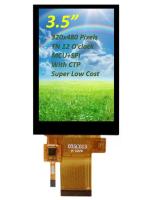 China 3.5 Inch 320x480 Pixels TFT LCD Touch Screen Display with Capacitive Touch Panel for sale