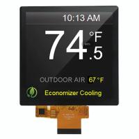 China 4 Inch Square 480x480 Dots PCAP Touch TFT LCD Display with 40 Pins RGB+SPI Interface for sale