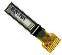 China 0.63 Inch Monochrome White 120x28 Pixels OLED Display Module PMOLED Screen for sale