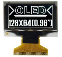 China 0.96 Inch 128x64 Dots OLED Graphic Module with SPI Interface for High Contrast Display for sale