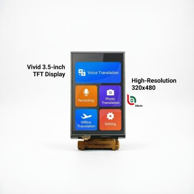 China 3.5 Inch TFT LCD Display 320x480 with Resistive Touch Panel 16-bit Parallel Interface for sale