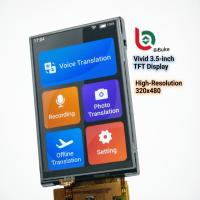 China 3.5 Inch TFT LCD Display 320x480 with Resistive Touch Panel 16-bit Parallel Interface for sale