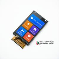 China 3.5 Inch TFT LCD Display 320x480 with Resistive Touch Panel 16-bit Parallel Interface for sale