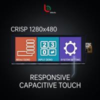 China 6.86 Inch 1280x480 MIPI IPS TFT LCD Module 800 cd/m² High Brightness with Capacitive Touch for sale