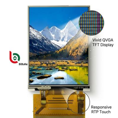 China 2.4 Inch 240x320 QVGA TFT LCD Display with RTP Touch Screen MCU RGB Interface for sale