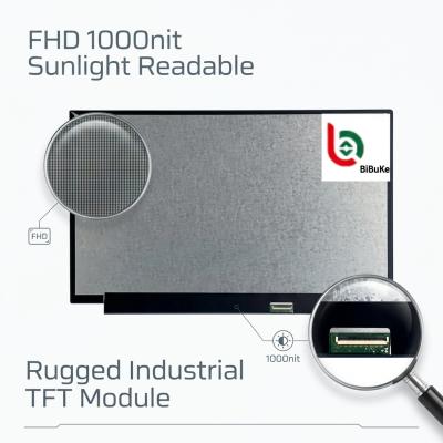 China 15.6 inch FHD 1000nit TFT Display Module for Industrial Outdoor Rugged Applications for sale