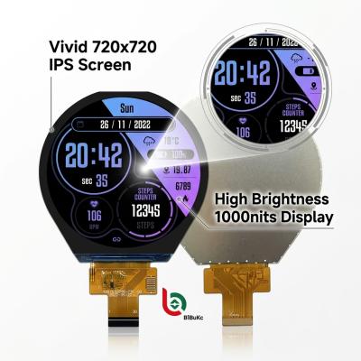 China 4 Inch Round TFT LCD Display 720x720 MIPI 1000nits Automotive Grade IPS for sale