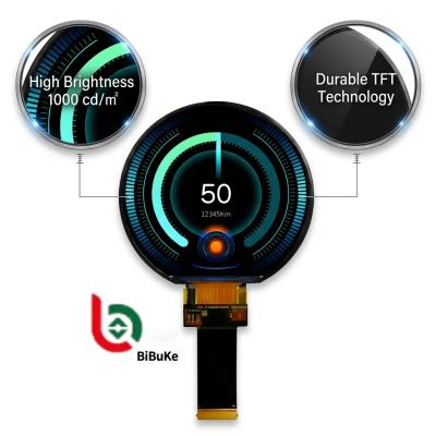 China 3.6 Inch 544x506 High Brightness 1000 cd/m² Round IPS TFT LCD Display Module for sale