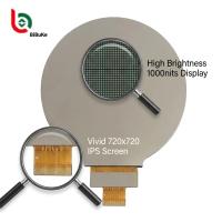China 4 Inch Round TFT LCD Display 720x720 MIPI 1000nits Automotive Grade IPS for sale