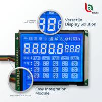 China 8x2 Character Monochrome LCD Display 3.3V TN/STN Panel with 40.0mm × 29.5mm Compact Size for sale