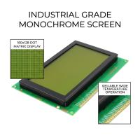 China 6 O'clock Monochrome LCD Panel 160x128 Dot Matrix Display with 5V Power and Extended Temperature Range for sale