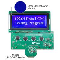China 240x128 Dot Matrix Monochrome LCD Display with 5V DC/DC Converter and T6963C Controller for sale