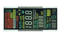 China Mini 7 Segment TN LCD Display Module with Transmissive Negative Screen and 36-Pin Connector for sale