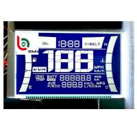 China VATN Alphanumeric Segment LCD Display for Speedometer Odometer Meter with High Contrast, Wide Temperature Range, and Customizable Backlight for sale