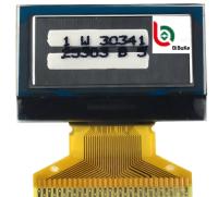 China 0.96 Inch 128x64 Resolution OLED Display Module with SPI Interface for High Contrast and Low Power Consumption for sale