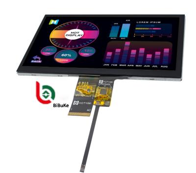 China 7 Inch 1024x600 IPS LCD Display with RGB Interface and Capacitive Touch Screen Module for sale