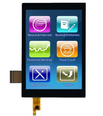China 4 Inch TFT LCD Display with SPI+RGB Interface and IPS Full Viewing Angle Capacitive Touch Screen for sale