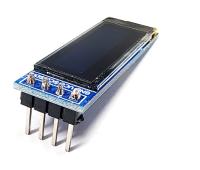 China 0.91 Inch 128x32 Resolution 4 Pins SSD1306 OLED Display Module with I2C Interface for sale