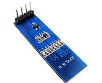 China 0.91 Inch 128x32 Resolution 4 Pins SSD1306 OLED Display Module with I2C Interface for sale