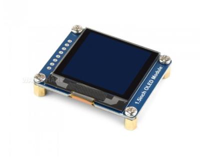 China 1.5 Inch 128x128 Pixels I2C Interface OLED Display Module with All Viewing Angles and Low Power Consumption for sale