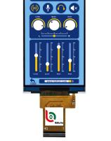 China 4 inch 480x800 Medical TFT LCD Display with Resistive Touch Panel RGB Interface for sale