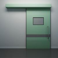 China Soundproof Stainless Steel Clean Room Doors Hinged Doors Stoving Varnish ISO for sale
