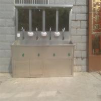 China 2400mm Two Position Hospital Scrub Sink , Hospital Hand Washing Sink 1.5mm for sale