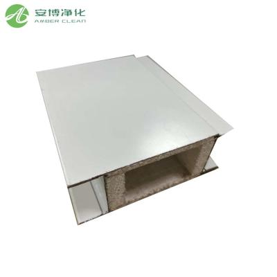 China Double Steel Sulfur Oxygen Magnesium Filler Sandwich Panel for Hospital for sale