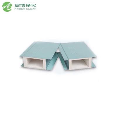 China AMBER Double Steel Sulfur Oxygen Magnesium Filler Wall Panel Sandwich for sale