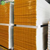 China AMBER Double Steel Cleanroom 50mm Insulated Sandwich PU Panel for sale