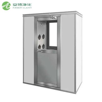 China AMBER Single Double Blowing 304 Stainless Steel Air Shower 65dB Noise for sale