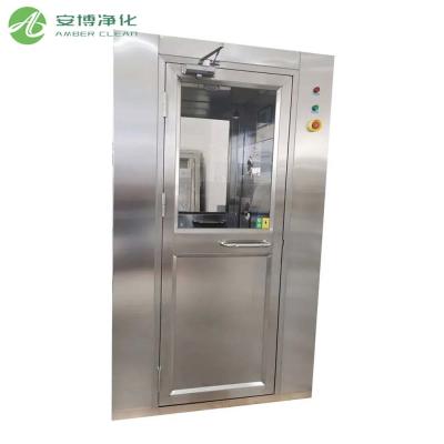 China LCD Screen Anti-Fingerprint Easy To Clean Stainless Steel Air Shower Room for sale